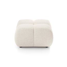 POLSTERHOCKER MODA Modern Sitzhocker, Fu&szlig;hocker Creme