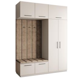 GARDEROBENSCHRANK REMA 180/240/60 cm Modern Garderobe-Set Kaschmir