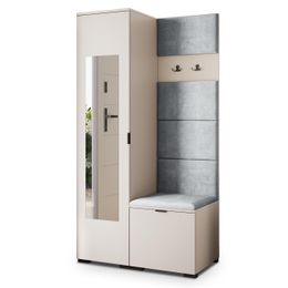 GARDEROBENSCHRANK VIRA 95/181/51 cm Modern Kaschmir
