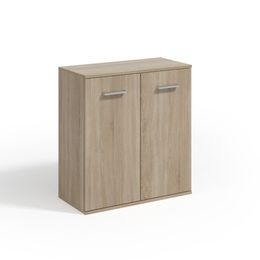 KOMMODE GIACOMO IV 75/85/33 cm mit 2 T&uuml;ren Sonoma Eiche