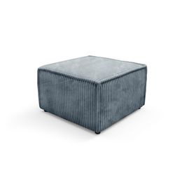 POLSTERHOCKER TESSO Modern Sitzhocker, Fu&szlig;hocker Grau