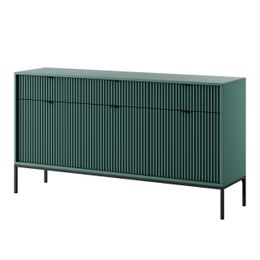 SIDEBOARD STELLARE 154/83/39 cm mit 3 Schubladen 3 T&uuml;ren Hellgr&uuml;n