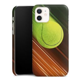 DeinDesign iPhone 12 Handy Premium Case Smartphone Handyh&uuml;lle Schutzh&uuml;lle matt Ball Tennis Hobby Premium Case