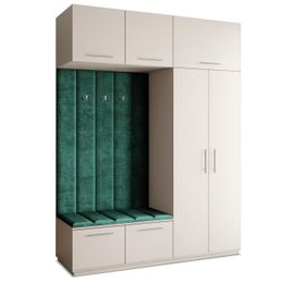 GARDEROBENSCHRANK REMA 180/240/60 cm Modern Garderobe-Set Kaschmir