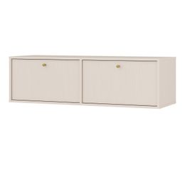 LOWBOARD TORINO 120,6x40,8x35 cm mit 2 T&uuml;ren Beige