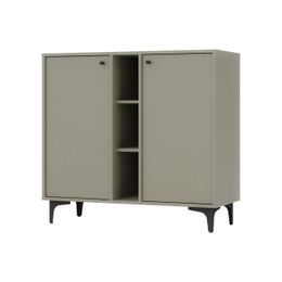 KOMMODE TORINO 100/94/41 cm mit 2 T&uuml;ren Hellgr&uuml;n