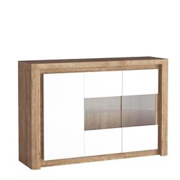 KOMMODE VARUS 144/97,5/40,5cm mit Schubladen 3 T&uuml;ren Eichefarben