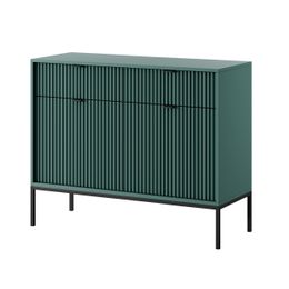 KOMMODE STELLARE 104/83/39 cm mit 2 Schubladen 2 T&uuml;ren Hellgr&uuml;n