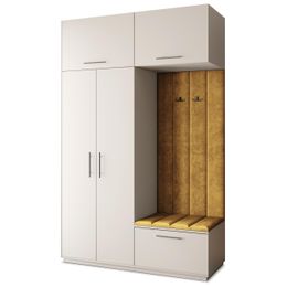 GARDEROBENSCHRANK REMA 150/240/60 cm Modern Garderobe-Set Kaschmir