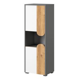 DREHT&Uuml;RENSCHRANK ARCADA 50/144/38cm 2-t&uuml;rig Eichefarben