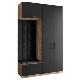 GARDEROBENSCHRANK REMA 150/240/60 cm Modern Eichefarben