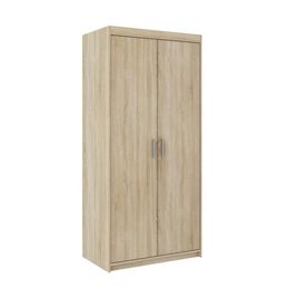 DREHT&Uuml;RENSCHRANK ELENORA 89,7/190,5/53cm 2-t&uuml;rig Sonoma Eiche