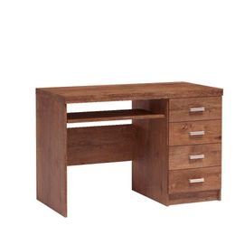 SCHREIBTISCH ZERI 120x60x81,5 cm B&uuml;rotisch Computertisch, Braun