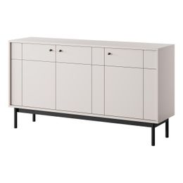 SIDEBOARD GIAPPONESE 154/84/39 cm mit 3 T&uuml;ren Kaschmir