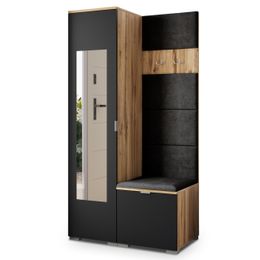 GARDEROBENSCHRANK VIRA 95/181/51 cm Modern Eiche Wotan