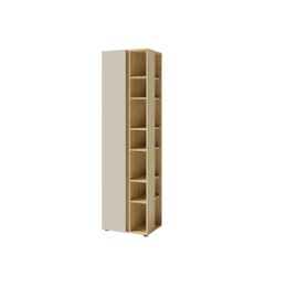 B&Uuml;CHERREGAL MURO 55x40x195 cm, Regal Beige