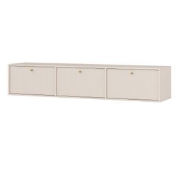 LOWBOARD TORINO 180x40,8x35 cm mit 3 T&uuml;ren Beige