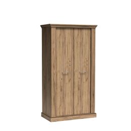 DREHT&Uuml;RENSCHRANK DESIO 107/198/58 cm 2-t&uuml;rig Eichefarben