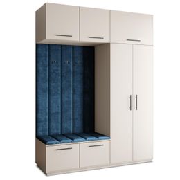 GARDEROBENSCHRANK REMA 180/240/60 cm Modern Garderobe-Set Kaschmir