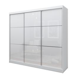 SCHWEBET&Uuml;RENSCHRANK VITALE 240/216/61 cm 3-t&uuml;rig Wei&szlig;