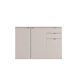 KOMMODE METRIX 120/82,5/35cm mit 2 Schubladen 3 T&uuml;ren Kaschmir