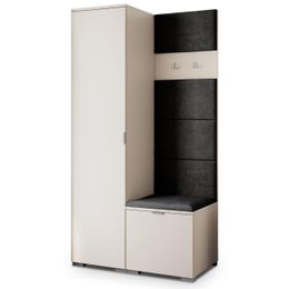 GARDEROBENSCHRANK LORI 95/181/51 cm Modern Kaschmir