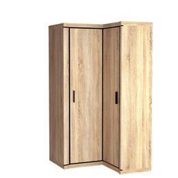 DREHT&Uuml;RENSCHRANK MALAGA 100/192/58 cm 2-t&uuml;rig Sonoma Eiche