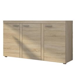 SIDEBOARD RITMO 149x40x82 cm mit 3 T&uuml;ren Sonoma Eiche