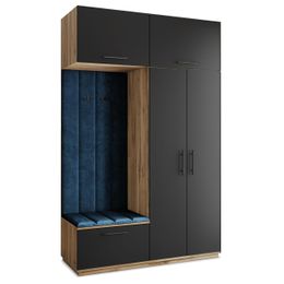 GARDEROBENSCHRANK REMA 150/240/60 cm Modern Garderobe-Set Eiche Wotan