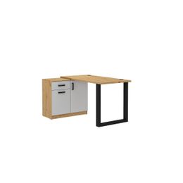 SCHREIBTISCH MALTESA 138x67x75,3 cm B&uuml;rotisch Computertisch, Eiche Artisan
