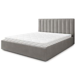 POLSTERBETT DEMERA MGV 200x200 cm mit Bettk&auml;sten - Grau