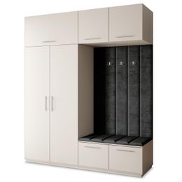 GARDEROBENSCHRANK REMA 200/240/60 cm Modern Kaschmir