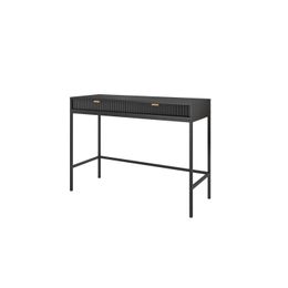 KONSOLENTISCH STELLARE 104/78/50 cm mit Schubladen, Schwarz