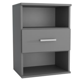 NACHTTISCH NOCTA 48/65,5/35 cm Graphitfarben