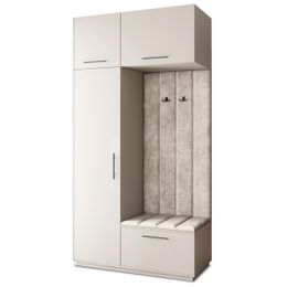 GARDEROBENSCHRANK REMA 120/240/60 cm Modern Kaschmir