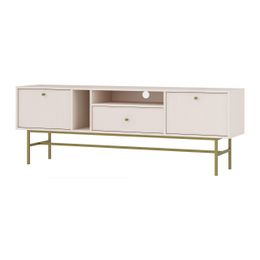 LOWBOARD TORINO 180x40,8x62,5 cm mit 1 Schubladen und 2 T&uuml;ren Beige