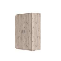 DREHT&Uuml;RENSCHRANK LUGERN 117/197/117cm 2-t&uuml;rig Eiche Wellington