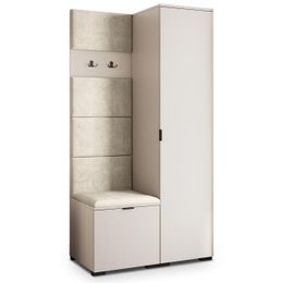 GARDEROBENSCHRANK LORI 95/181/51 cm Modern Kaschmir