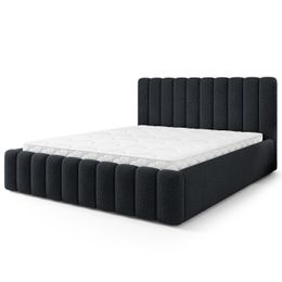 POLSTERBETT DINESE Q 160x200 cm mit Bettk&auml;sten - Schwarz