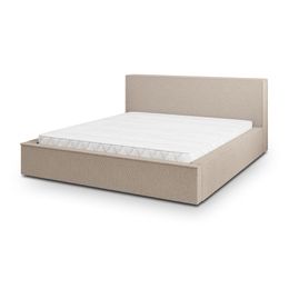POLSTERBETT CELORA 160x200 cm mit Bettk&auml;sten - Beige