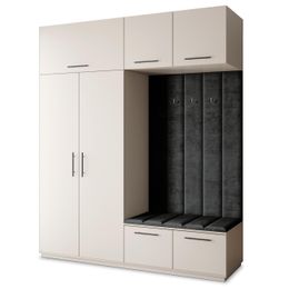 GARDEROBENSCHRANK REMA 200/240/60 cm Modern Kaschmir