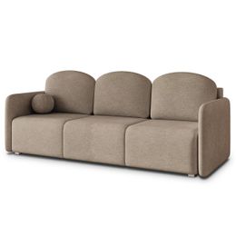 BETTSOFA SUVI III NV Braun Geflochtener Stoff mit Schlaffunktion