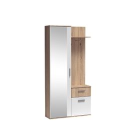 GARDEROBENSCHRANK RAMO 97/195/30 Modern Garderobenschrank Sonoma Eiche