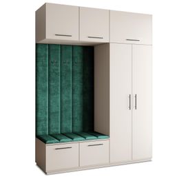 GARDEROBENSCHRANK REMA 180/240/60 cm Modern Garderobe-Set Kaschmir