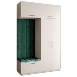 GARDEROBENSCHRANK REMA 150/240/60 cm Modern Garderobe-Set Kaschmir