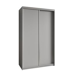 SCHWEBET&Uuml;RENSCHRANK NISSE 120/205/60 cm 2-t&uuml;rig Graphitfarben