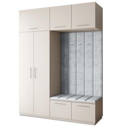 GARDEROBENSCHRANK REMA 180/240/60 cm Modern Kaschmir