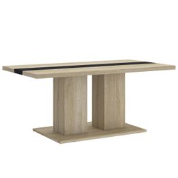 COUCHTISCH CASTELLA 110/52,7/60 cm Sonoma Eiche