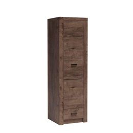 DREHT&Uuml;RENSCHRANK ZERI 56/192/58 cm 1-t&uuml;rig Braun