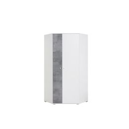 DREHT&Uuml;RENSCHRANK GALIA 90/190/90cm 2-t&uuml;rig Wei&szlig;